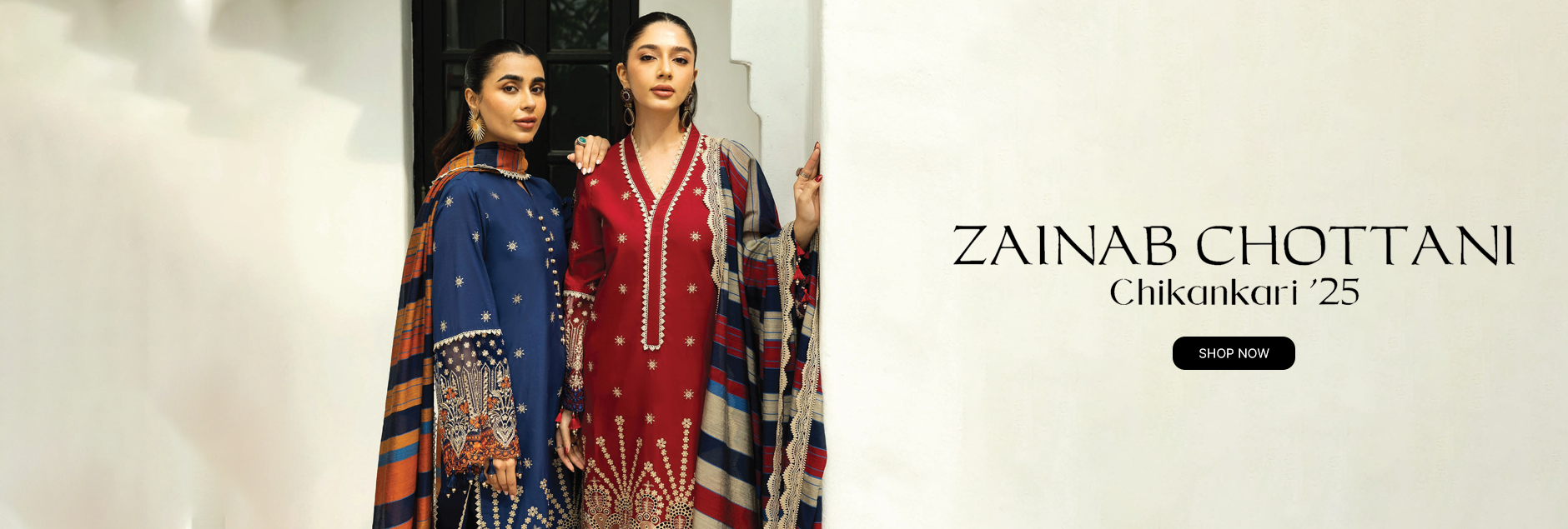 Zainab Chottani Chikankari Collection 2025 – Royal Fashion