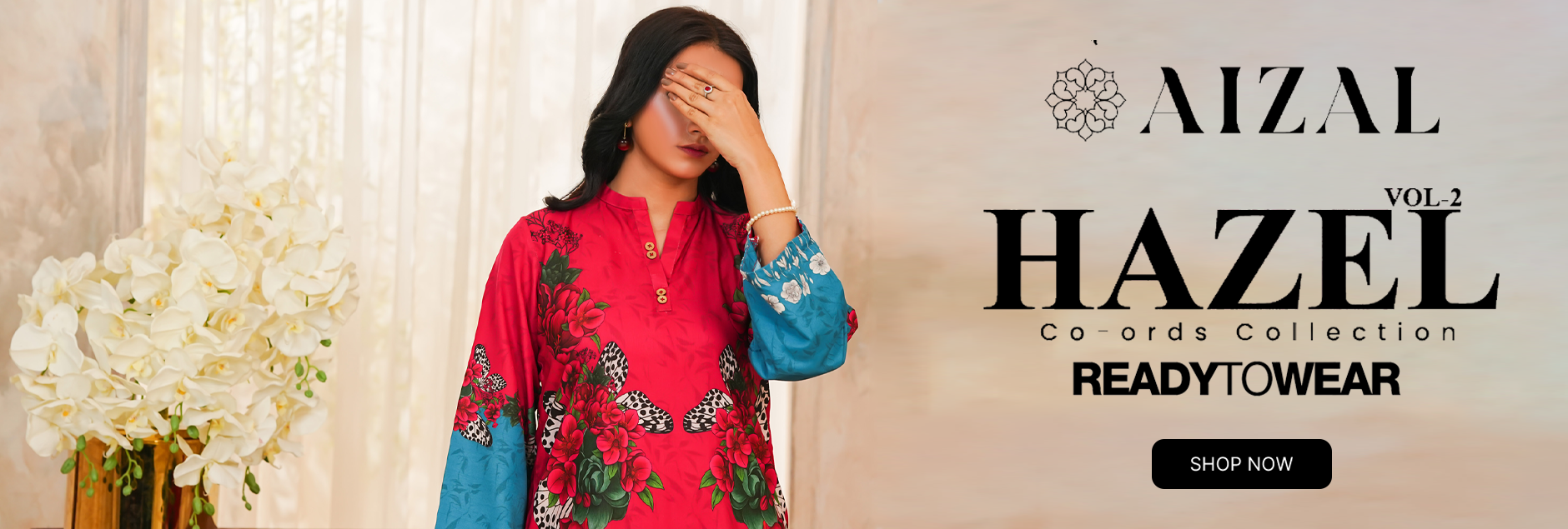 Hazel By Aizal Co-Ord's 2Pcs Pret Collection 2025 Vol-02 – Royal Fashion