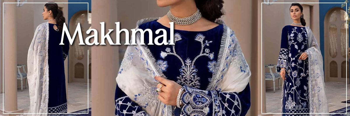 Makhmal By Emaan Adeel Premium Velvet Edition 2021 – Royal Fashion