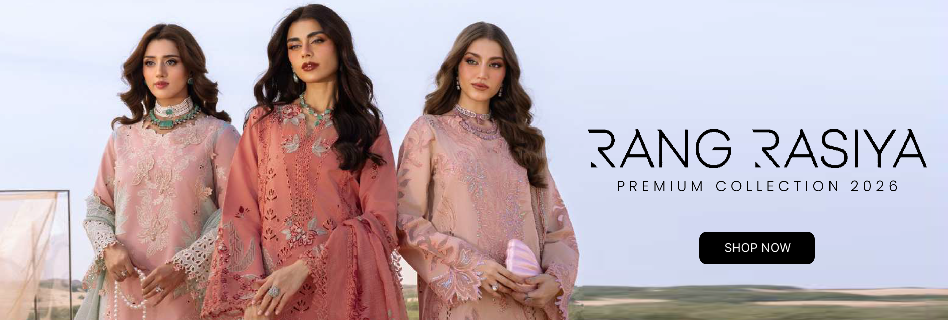 Rang Rasiya Premium Unstitched Collection 2026 – Royal Fashion