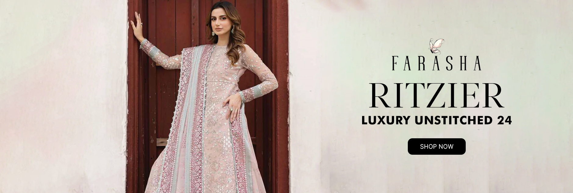 Ritzier By Farasha Luxury Unstitched Collection 2024 – Royal Fashion
