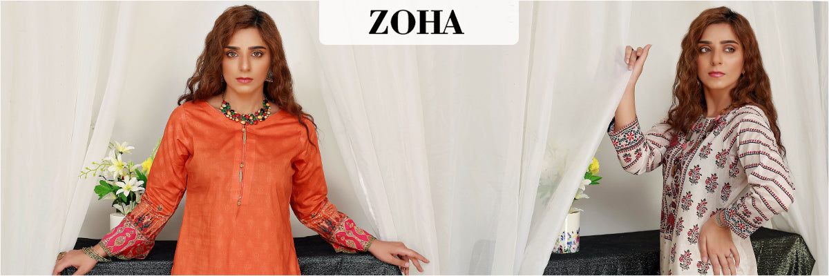 Zoha by Aymen Baloch Collection | Explore latest Luxury Lawn Online ...