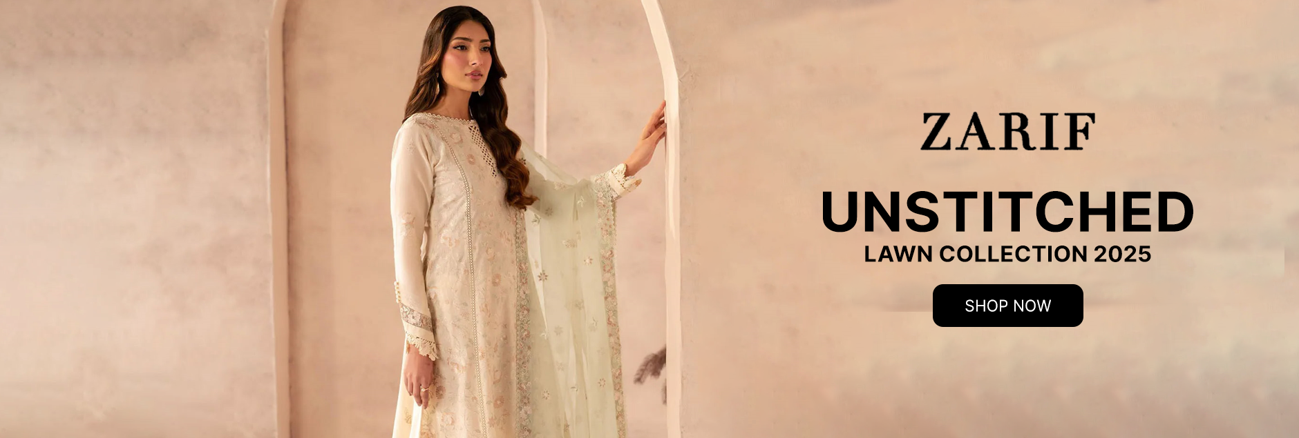 Zarif Embroidered Lawn Unstitched Collection 2025 – Royal Fashion