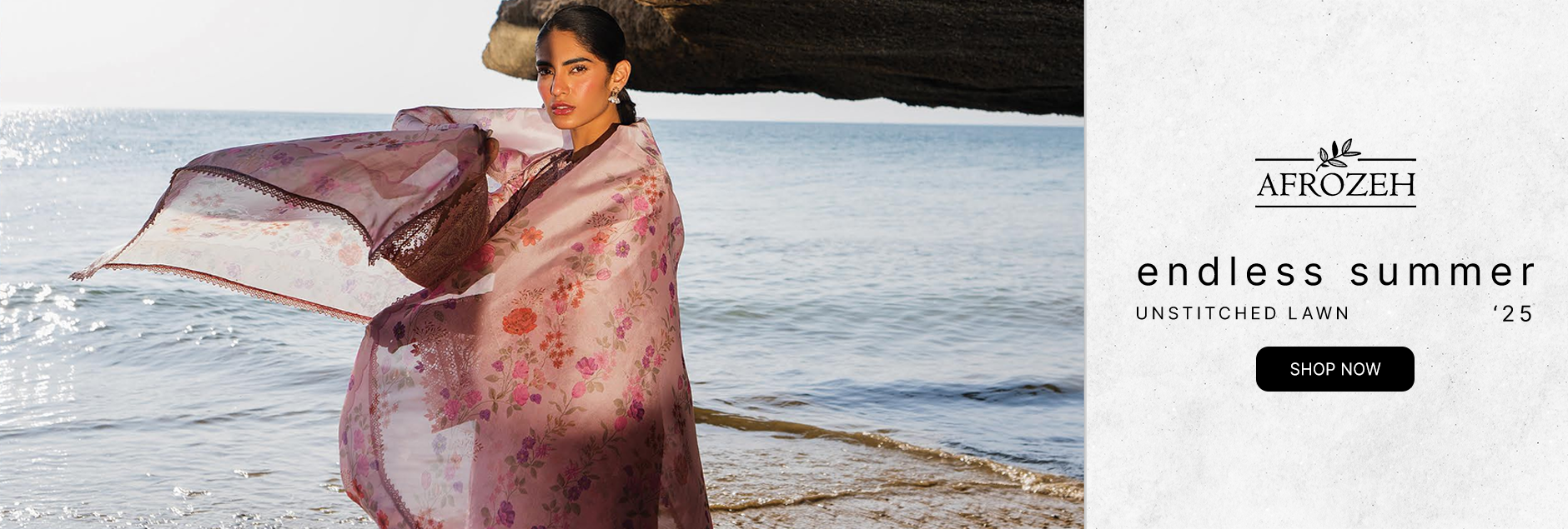 Endless By Afrozeh Summer Unstitched Collection 2025 – Royal Fashion