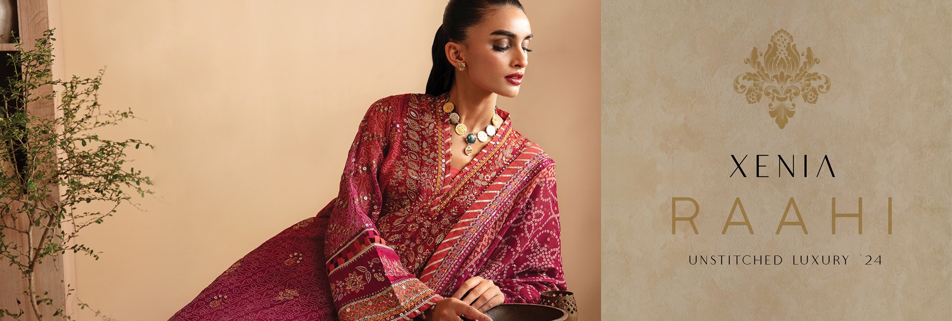 Raahi By Xenia Luxury Unstitched Collection 2024 – Royal Fashion