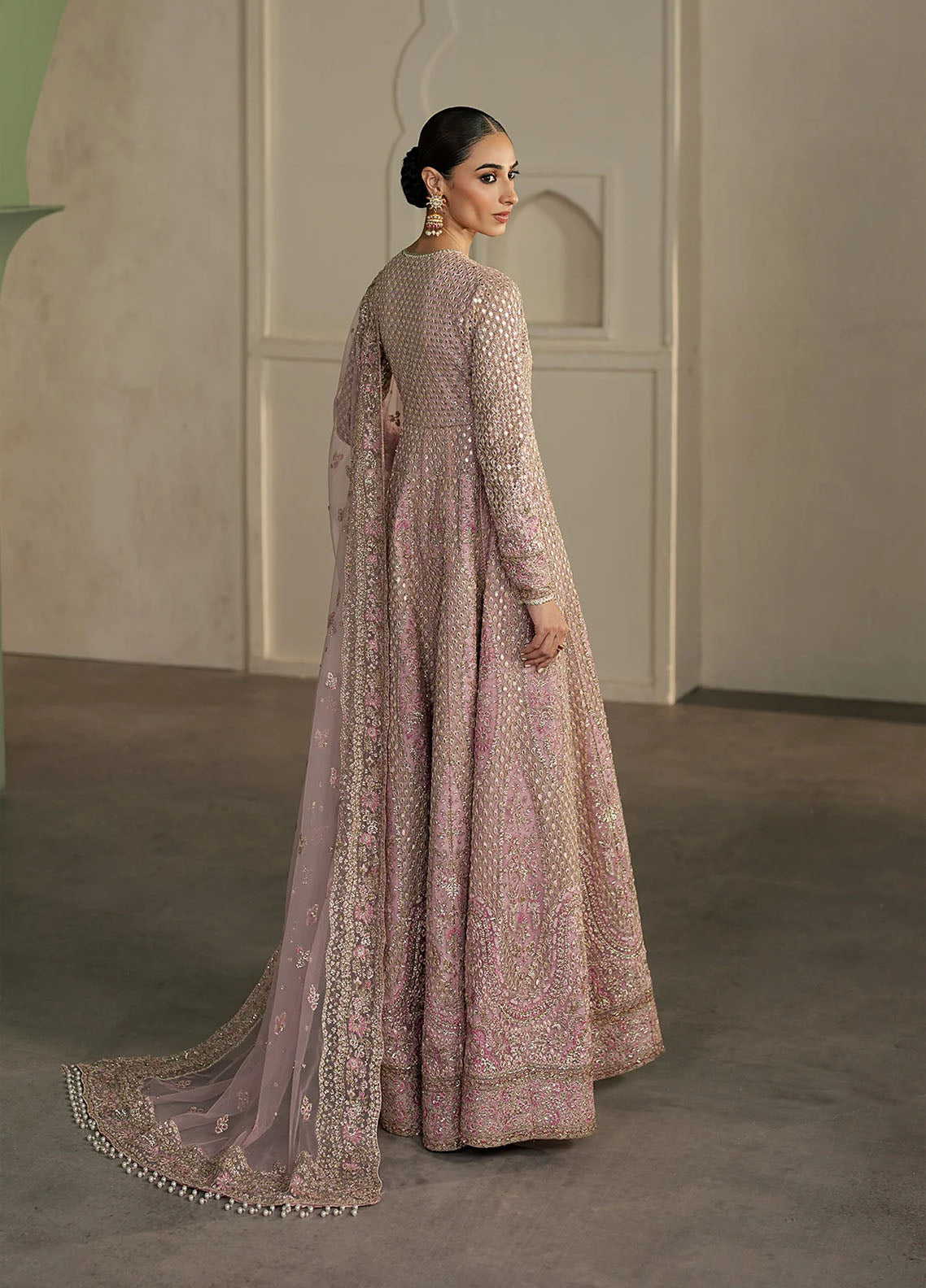 Ayzel By Afrozeh Pehli Nazar Embroidered Net 3 Piece Unstitched Suit A – Royal Fashion